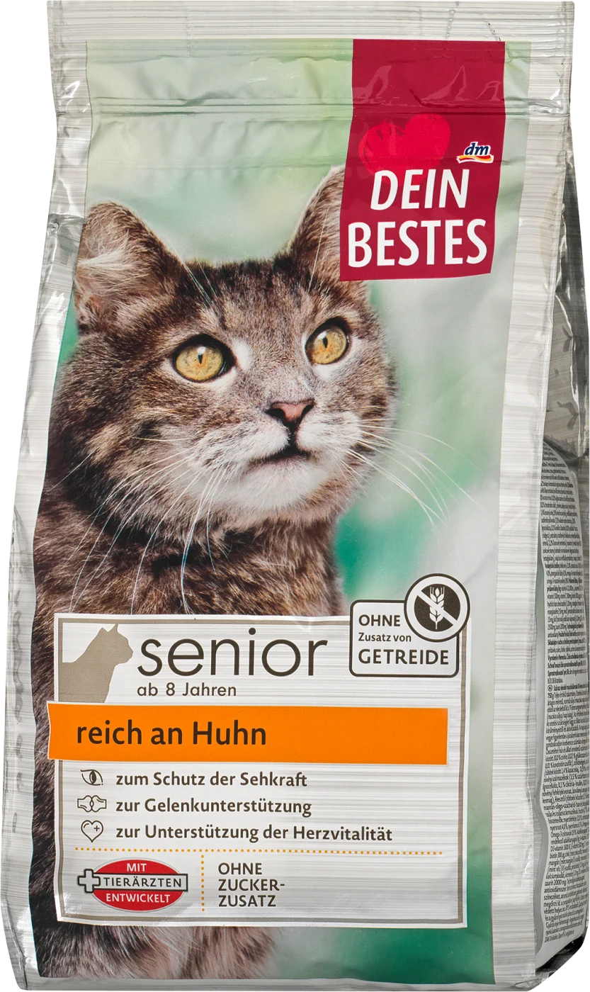 Dein Bestes Dein Bestes Droogvoer Kat Met Kip, Senior 750 g - Duitse ...