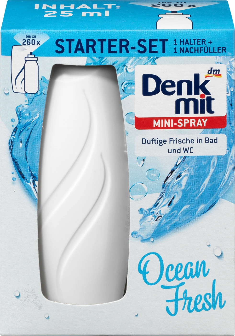 Denkmit Denkmit Luchtverfrisser Minispray Ocean Fresh Starterset 25 ml ...
