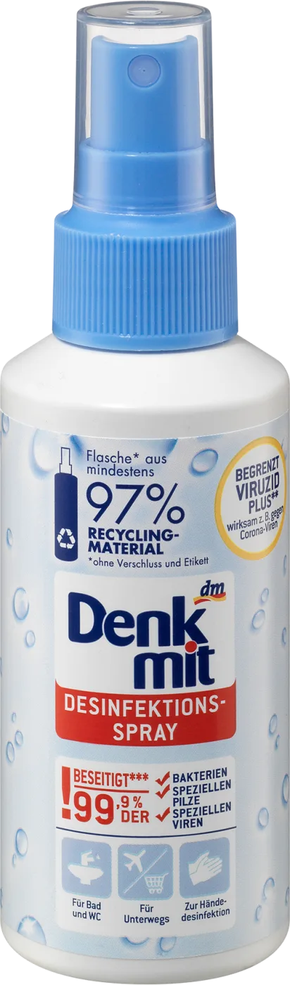 Denkmit Denkmit Desinfecterende Spray Universeel, Reisformaat 100 ml ...