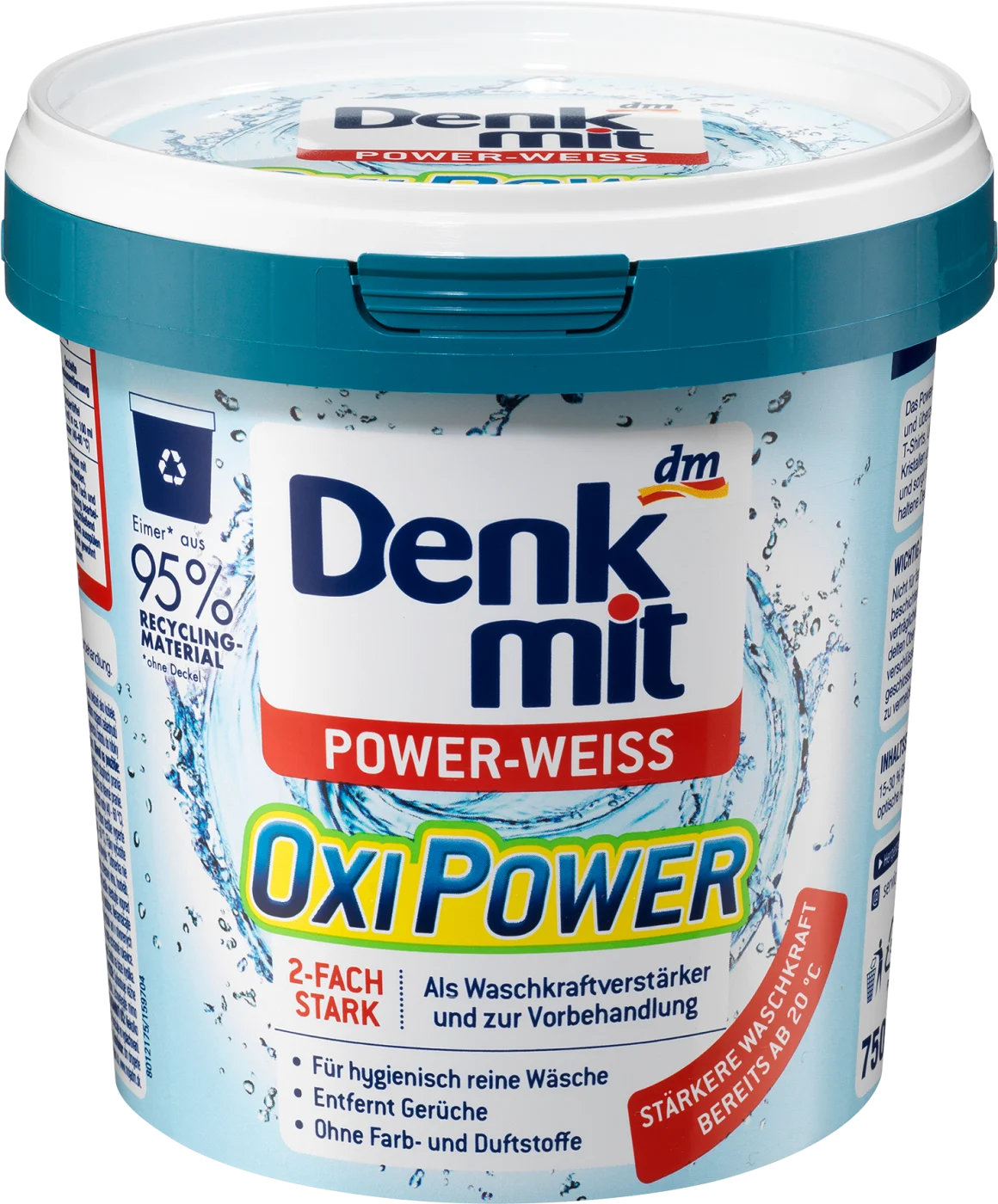 Denkmit Denkmit Vlekverwijderaar Poeder Oxi Power Wit 750 g - Duitse ...