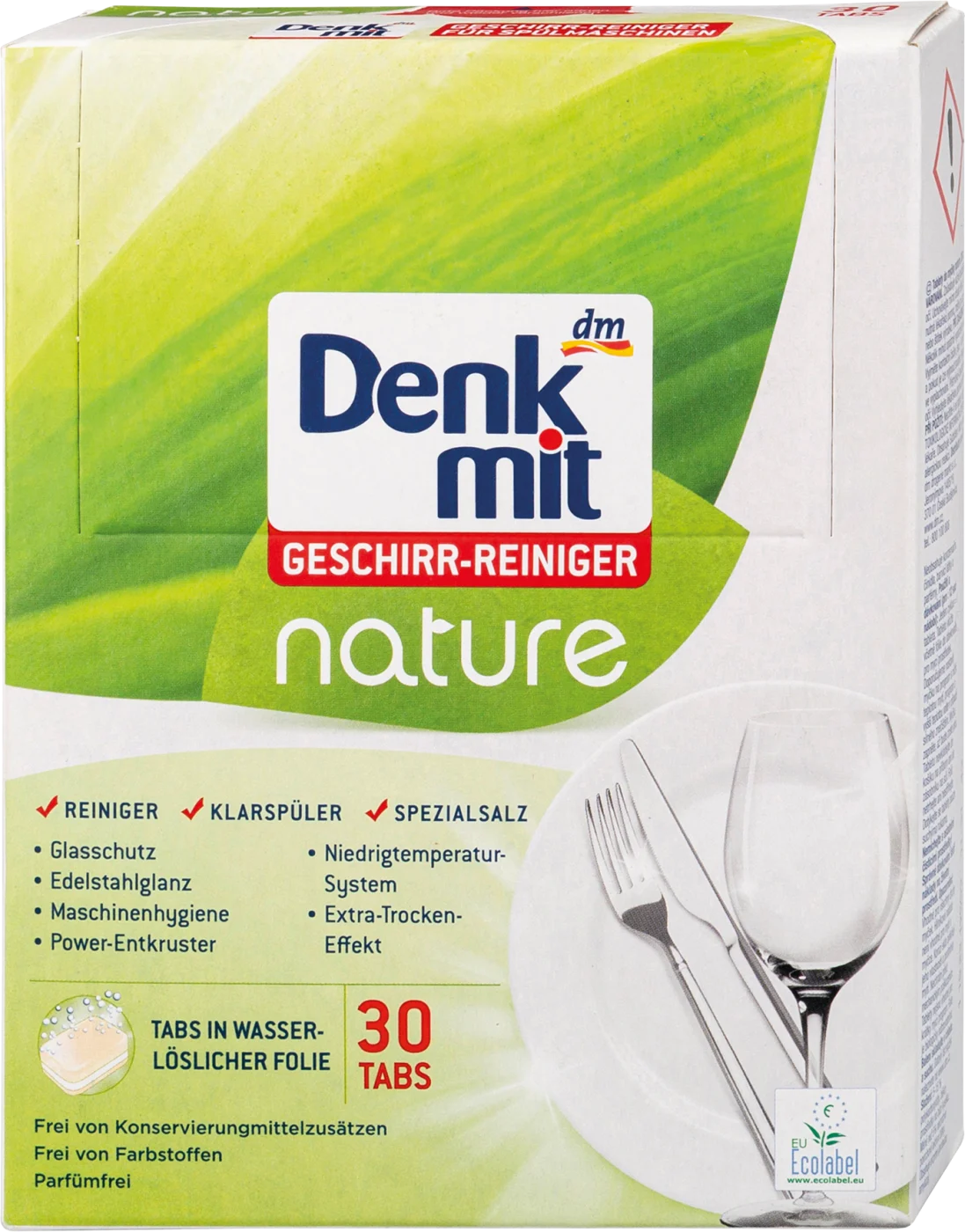 Denkmit Denkmit Vaatwastabletten Nature 30 St - Duitse Voordeel Drogist