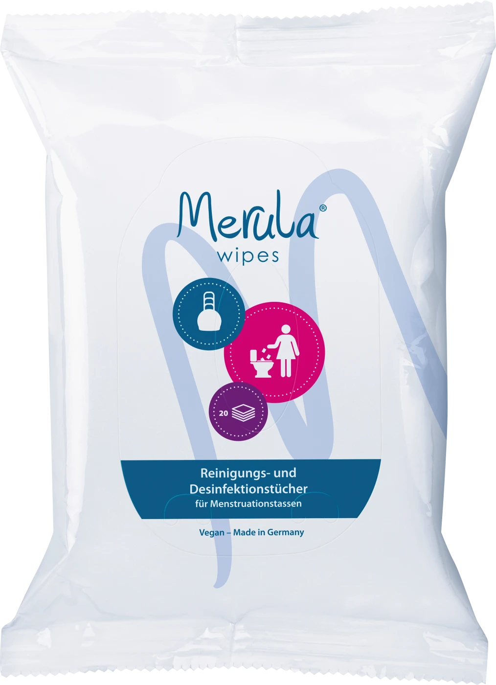 Merula Merula Reinigings- En Desinfectiedoekjes Voor Menstruatiecups 20 ...