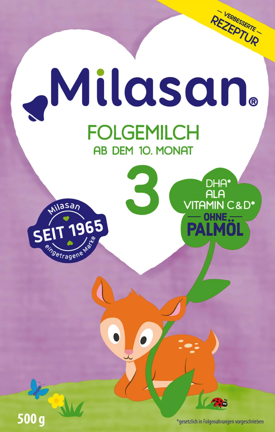 Milasan Milasan Vervolgmelk 3 Vanaf De 10e Maand 500 g - Duitse ...