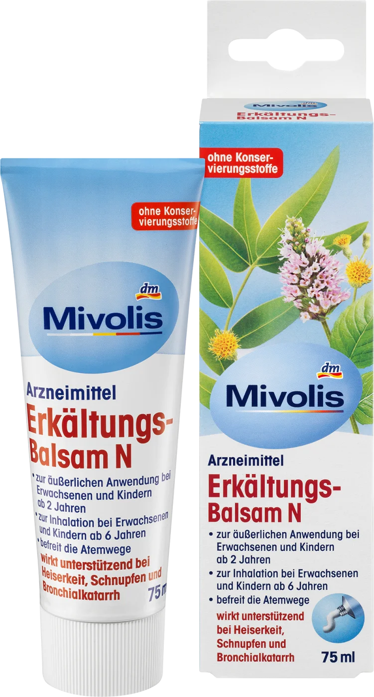Mivolis Mivolis Verkoudheidsbalsem N 75 ml - Duitse Voordeel Drogist