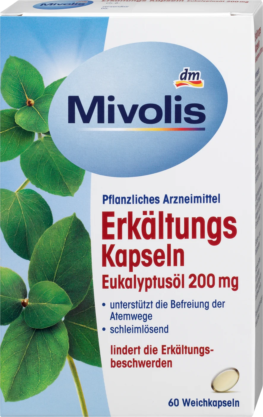 Mivolis Mivolis Verkoudheidscapsules Eucalyptusolie 60 St - Duitse ...