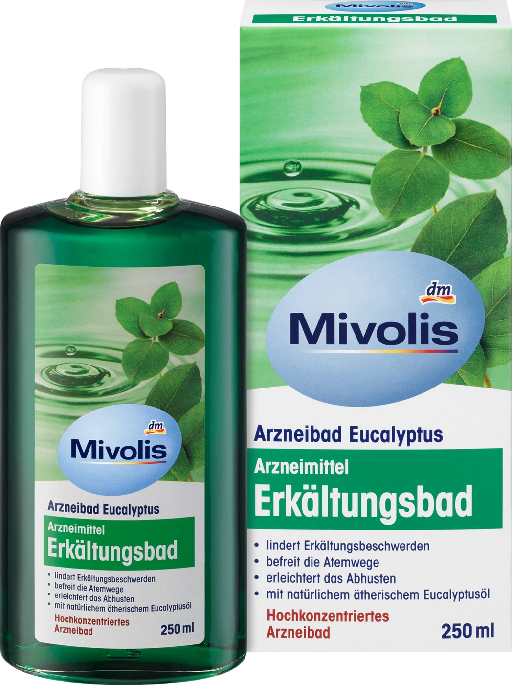 Mivolis Mivolis Verkoudheidsbad, Geneeskrachtig Bad Eucalyptus 250 ml ...