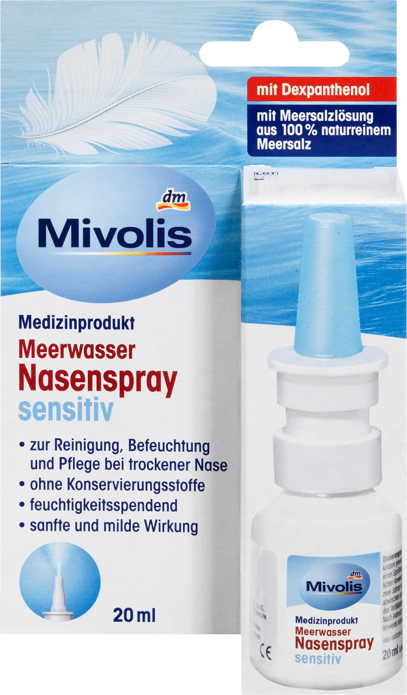 Mivolis Mivolis Zeewater Neusspray Sensitief 20 ml - Duitse Voordeel ...