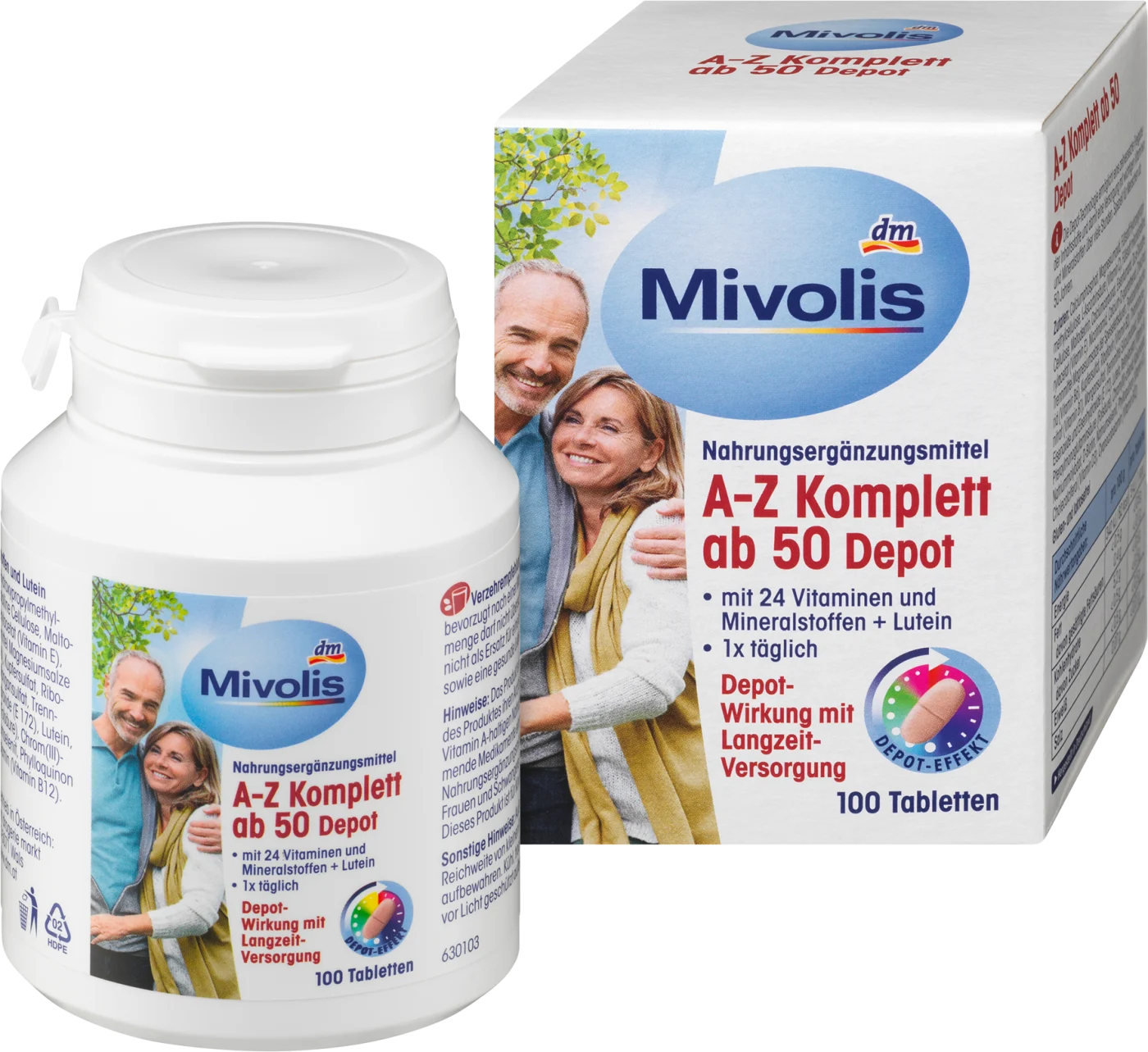 Mivolis Mivolis A-Z Compleet Depot Vanaf 50, Tabletten, 100 Stuks 150 g ...