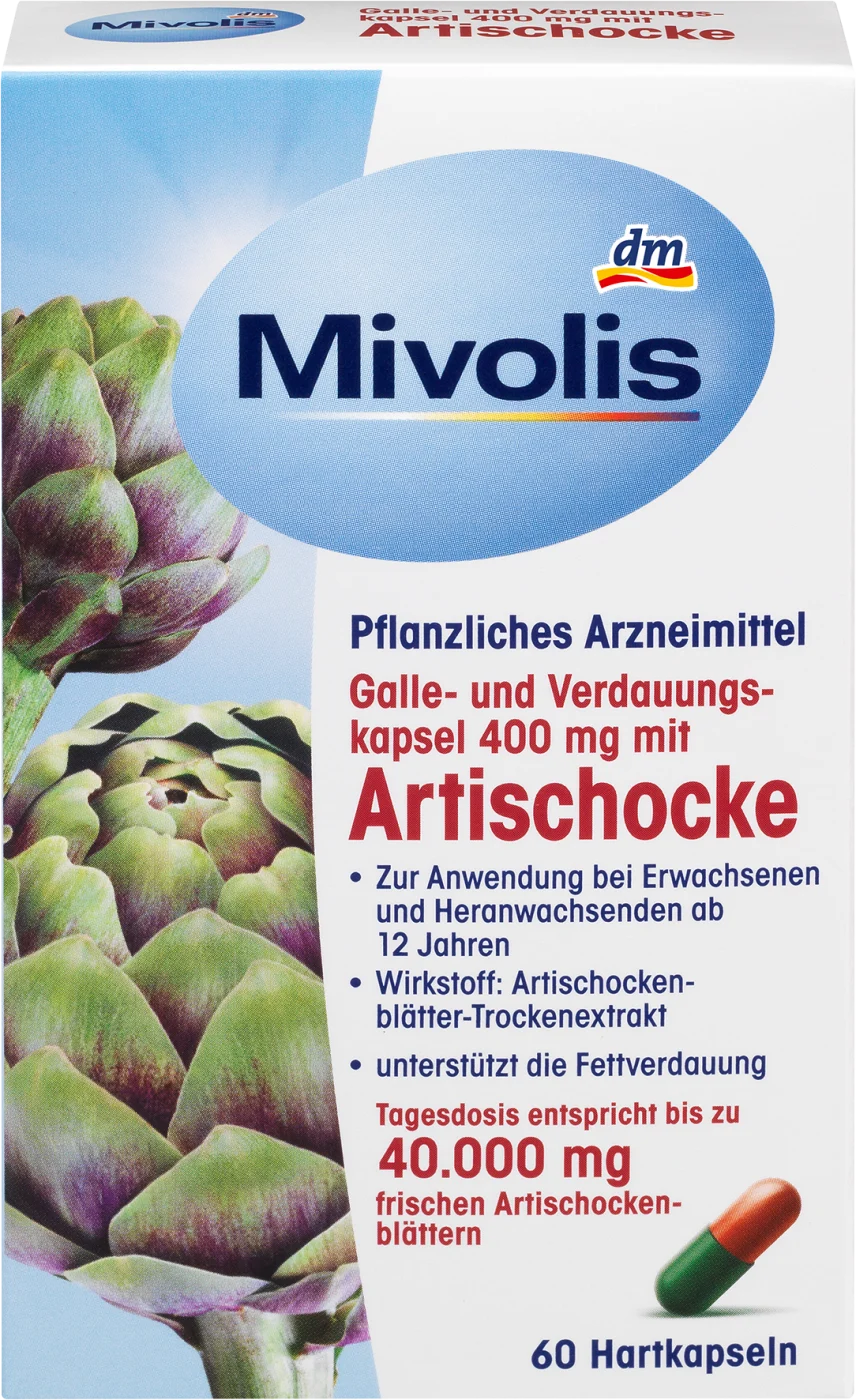 Mivolis Mivolis Gal- En Spijsverteringscapsule 400 Mg Met Artisjok 60 ...
