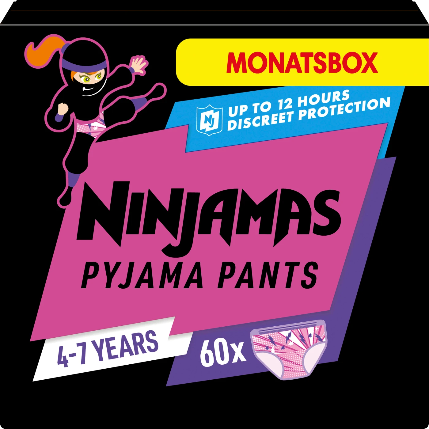 Ninjamas Ninjamas Pyjamapants Meisjes 4-7 Jaar, Maandbox 60 St - Duitse ...