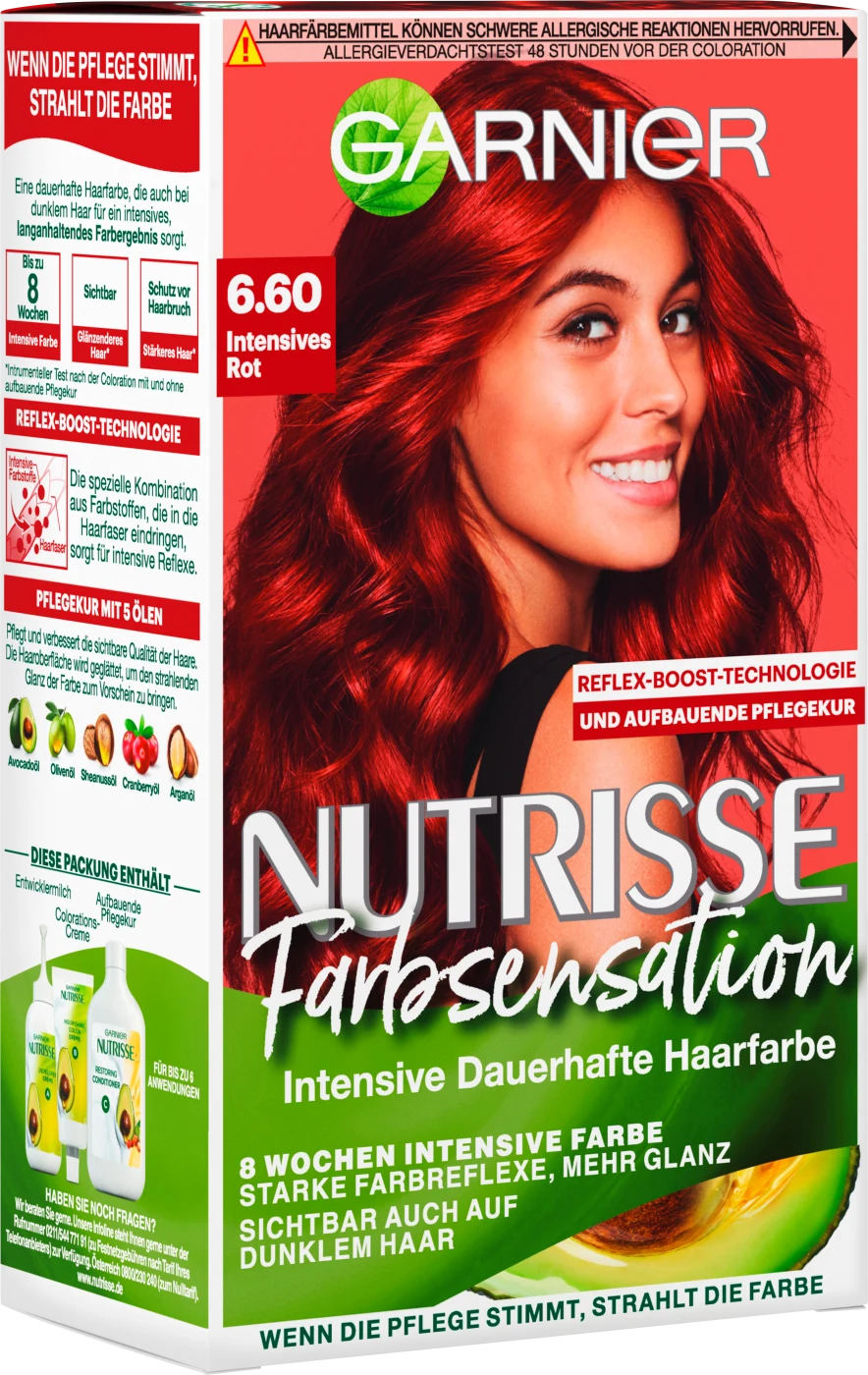 Garnier Nutrisse Garnier Nutrisse Haarverf Kleurensensatie 6.60 Intens ...