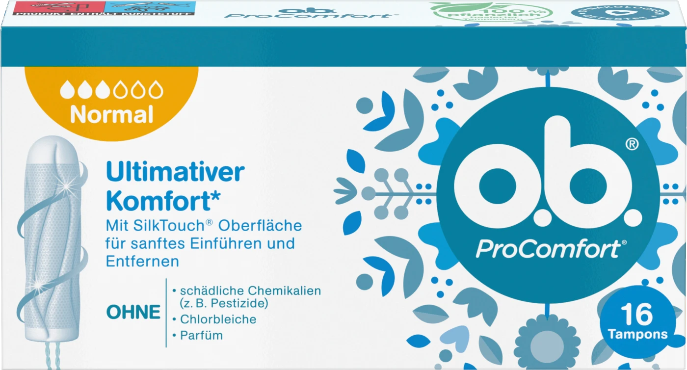 o.b. Tampons Pro Comfort Normal 16 St - Duitse Voordeel Drogist