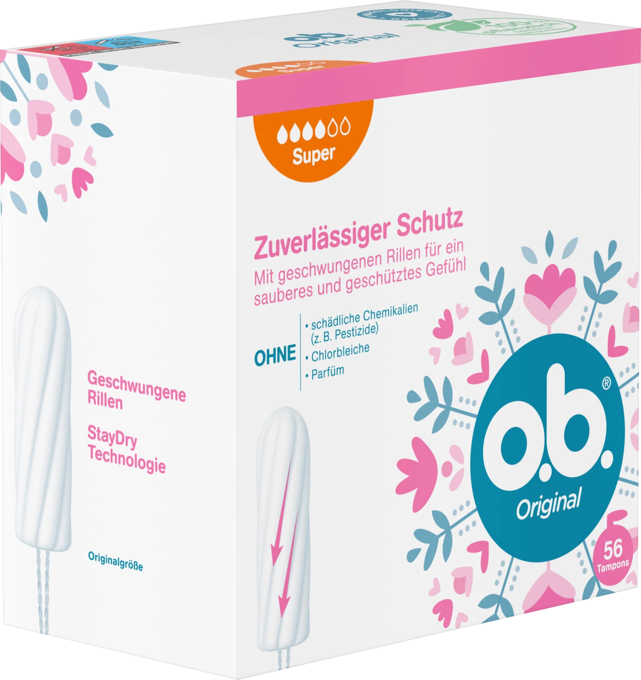 o.b. Original Super Tampons 56 St - Duitse Voordeel Drogist