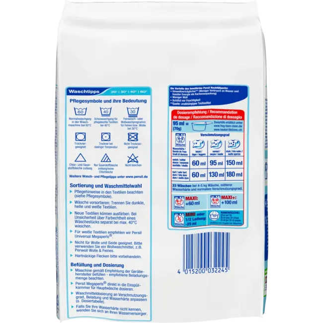 Persil Colorwaschmittel Megaperls Color Excellence 23 Wl - Duitse ...