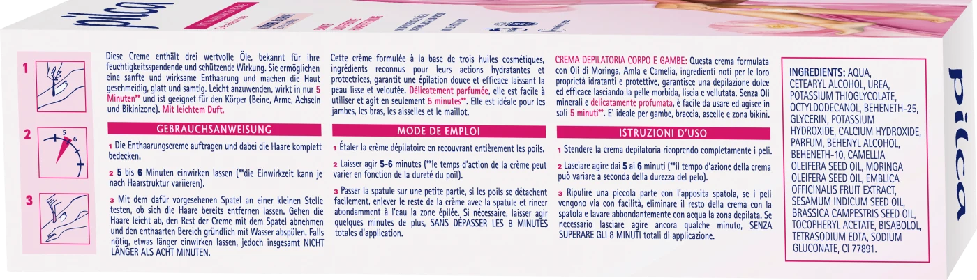 Pilca Pilca Ontharingscrème Lichaam & Benen 125 ml - Duitse Voordeel ...