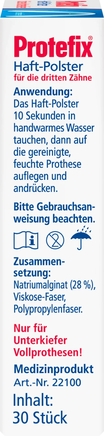 Protefix Protefix Hechtkussen Onderkaak Voor Prothesen 30 St - Duitse Voordeel Drogist