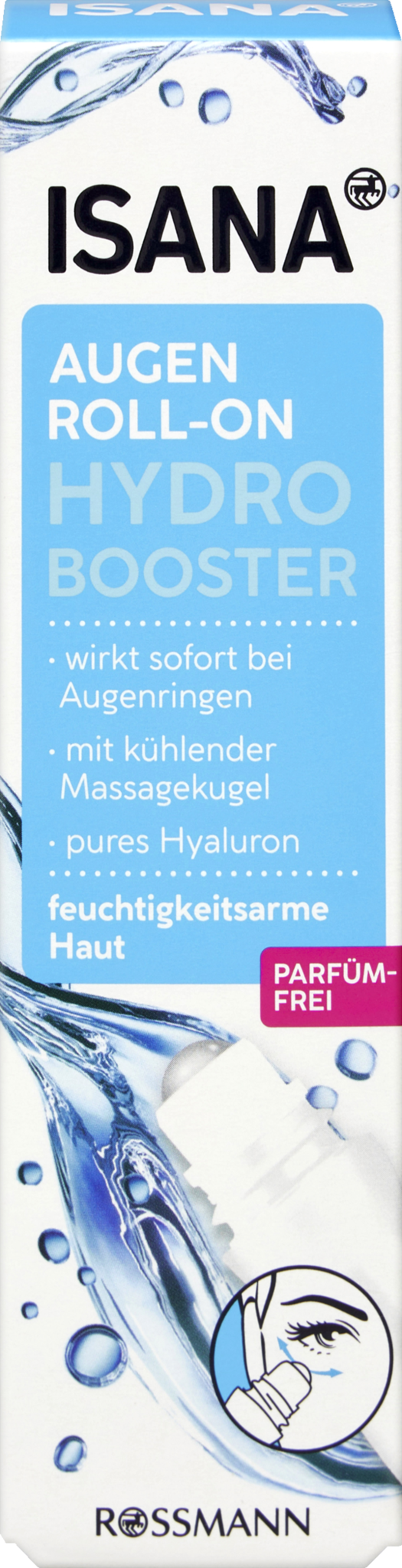 ISANA Hydro Booster Eye Roll-On 15mL - Duitse Voordeel Drogist