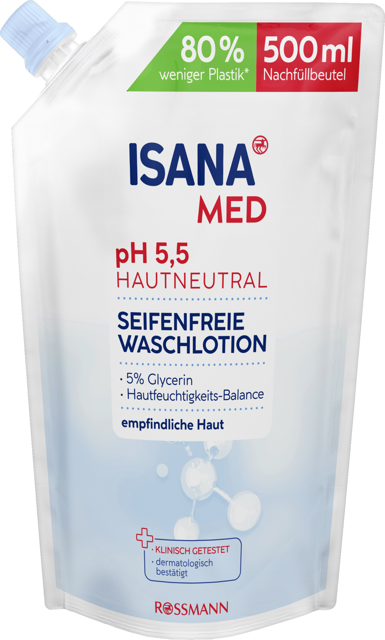 ISANA MED Crèmezeep PH 5,5 NV 500mL - Duitse Voordeel Drogist