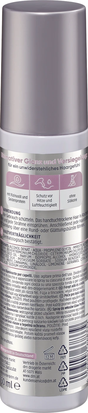 Balea Glow Perfect Shine Coat 150 ml - Duitse Voordeel Drogist