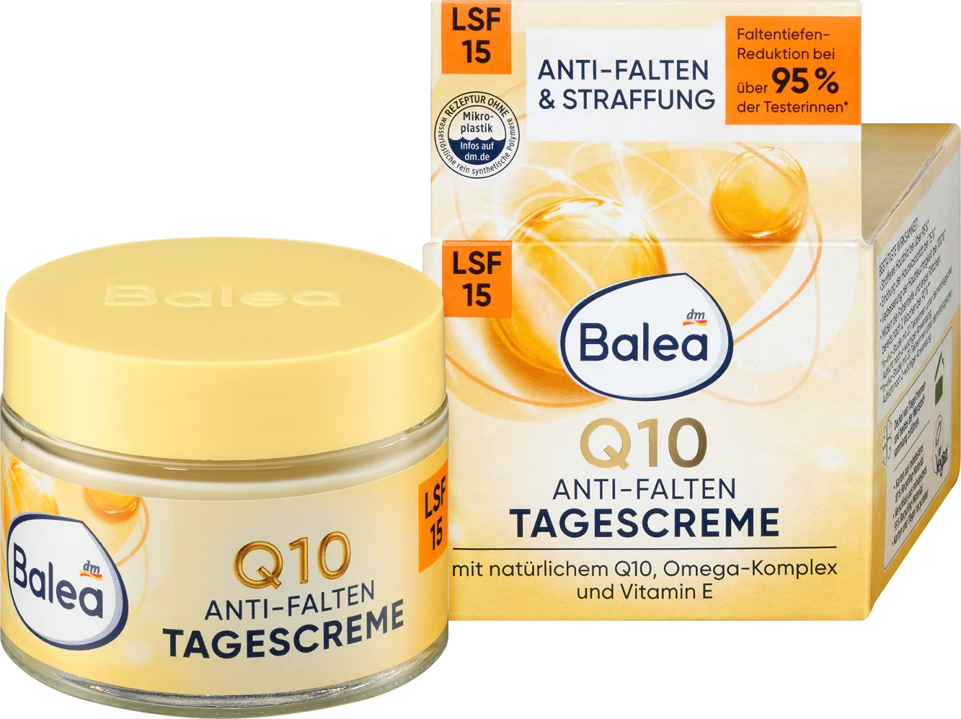 Balea Anti-rimpel Gezichtscrème Q10 SPF 15 50 ml - Duitse Voordeel Drogist