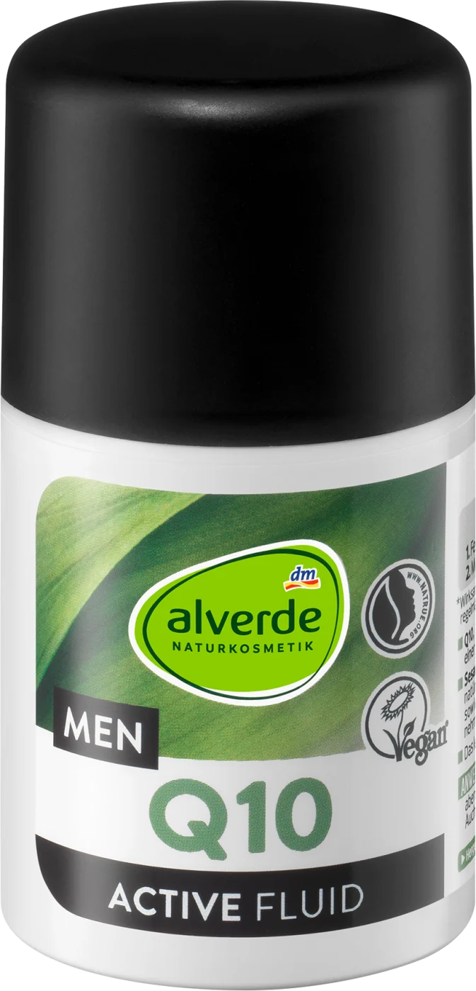 alverde MEN Q10 Active Fluid 50 ml - Duitse Voordeel Drogist