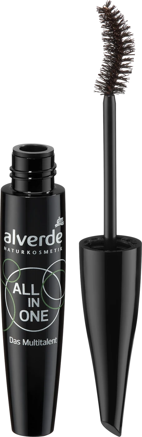 alverde NATURKOSMETIK Mascara All In One Brown - Duitse Voordeel Drogist