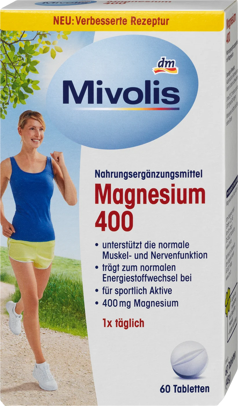 Mivolis Mivolis Magnesium 400 Tabletten 60 Stuks 48 g - Duitse Voordeel ...