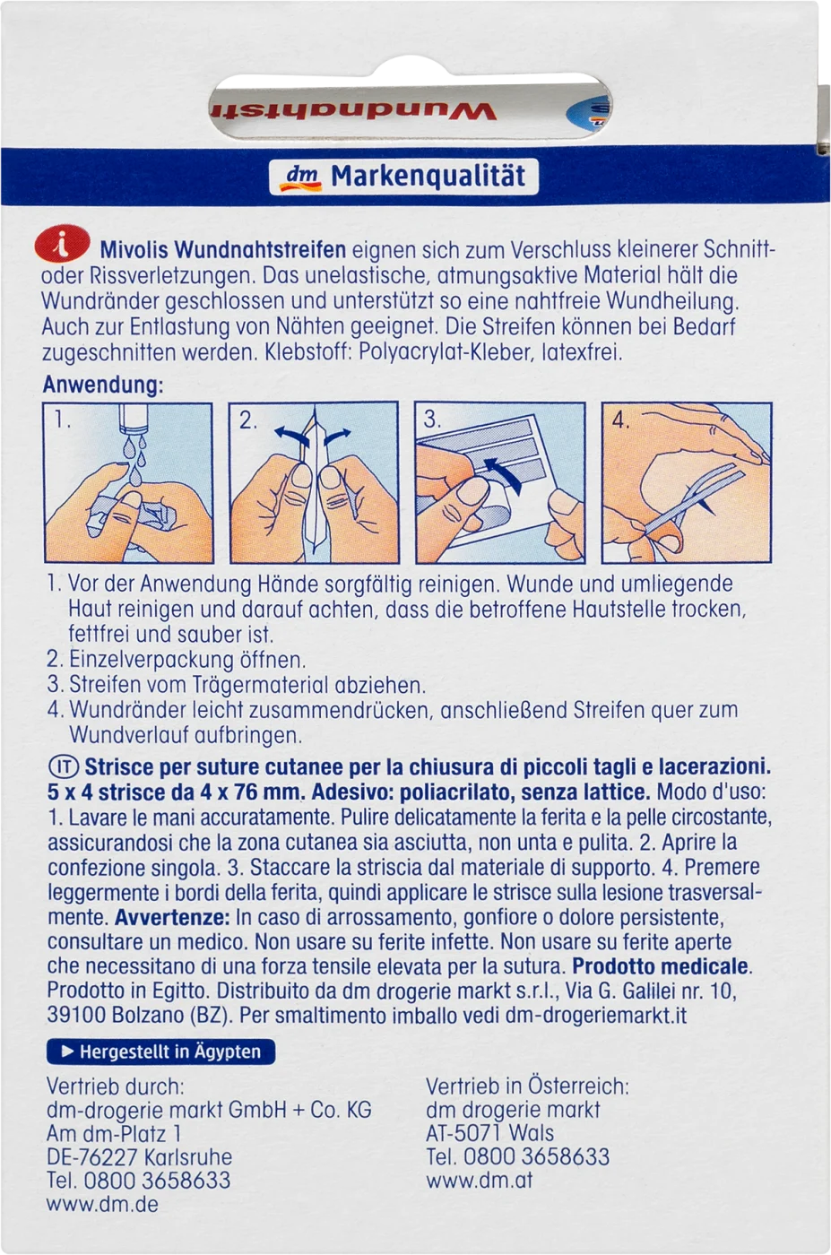 Mivolis Wondhechtstrips 20 St - Duitse Voordeel Drogist