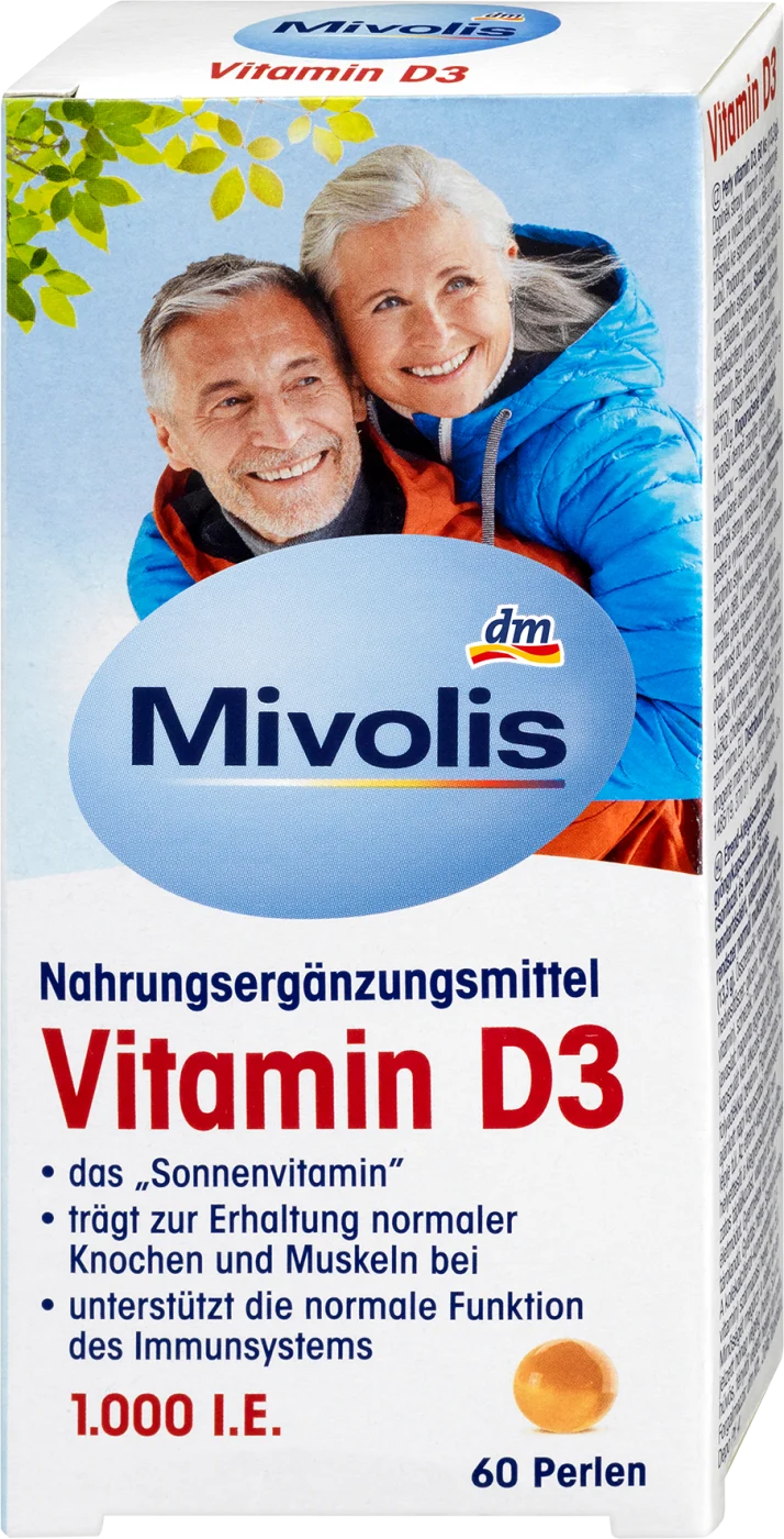 Mivolis Mivolis Vitamine D3 Perlen 1.000 I.E. 60 St 13.3 g - Duitse ...