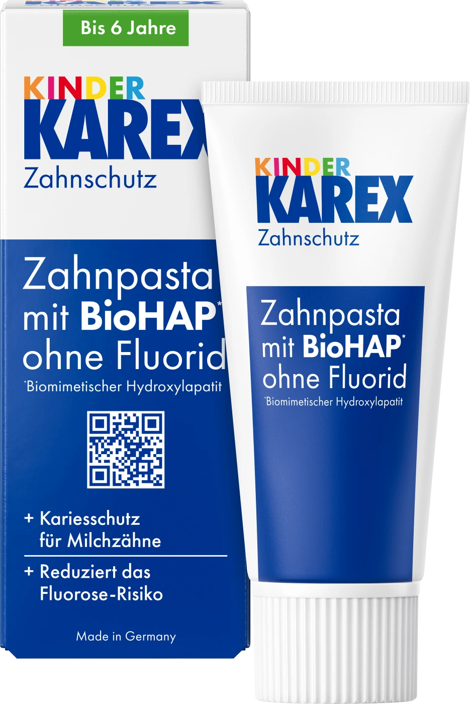 KAREX KAREX Tandpasta Kinderen, Tot 6 Jaar Fluoridevrij 50 ml - Duitse ...