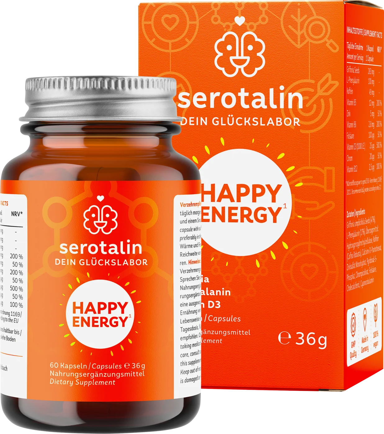 serotalin serotalin Serotalin Capsules 60 Stuks 36 g - Duitse Voordeel ...