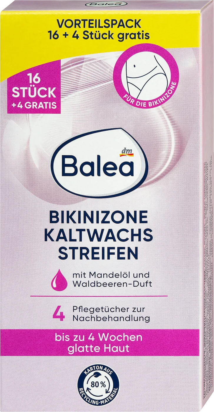Balea Balea Koude Waxstrips Bikinilijn 20 St - Duitse Voordeel Drogist