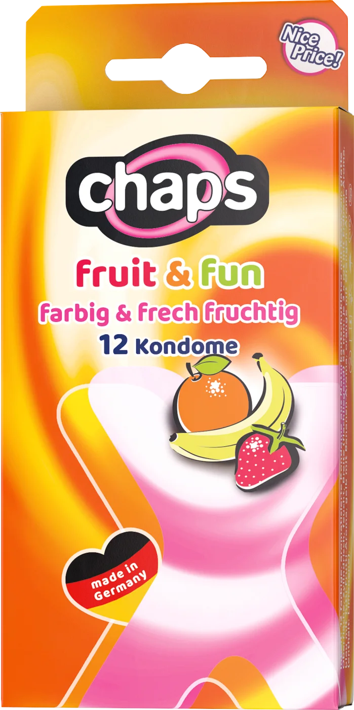 Chaps Chaps Kondome Fruit & Fun, Breite 52mm 12 St - Duitse Voordeel ...
