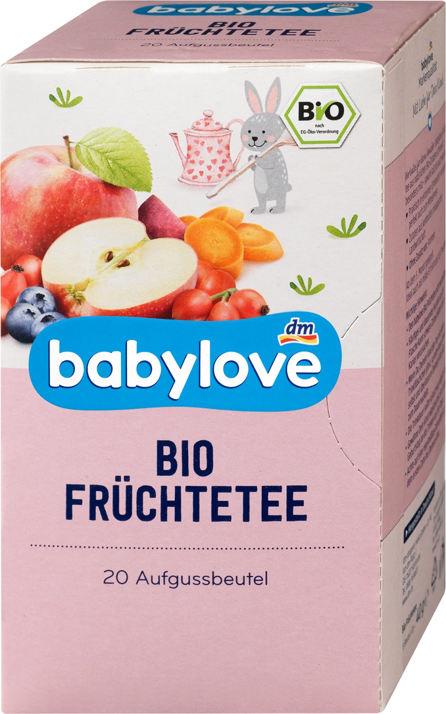 Babylove babylove Baby Thee Fruit (20 Zakjes) 40 g - Duitse Voordeel ...