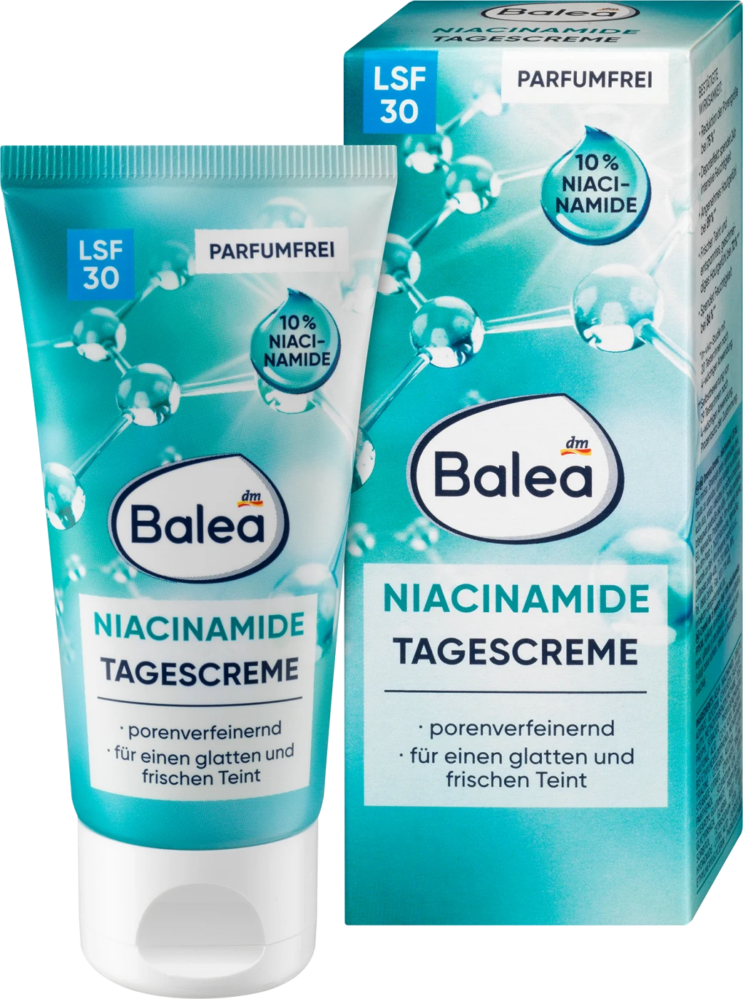 Balea Gezichtscrème Niacinamide SPF 30 50 ml - Duitse Voordeel Drogist