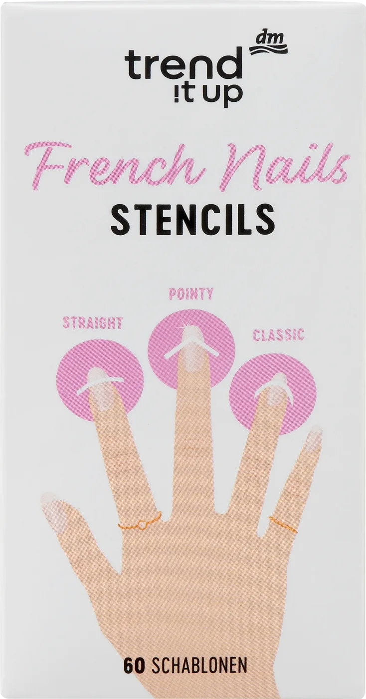 trend !t up Nagelsjablonen Nail Art Stencils 60 St - Duitse Voordeel ...