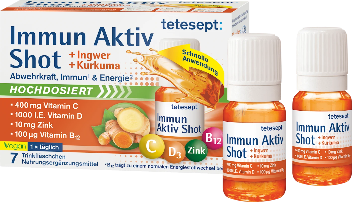 tetesept tetesept Immuun Actief Gember Kurkuma Drinkampullen 7 St 81.76 ...