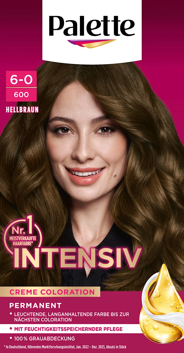 POLY PALETTE Poly Palette Haarverf 6-0/600 Hellbraun 1.0 St - Duitse ...