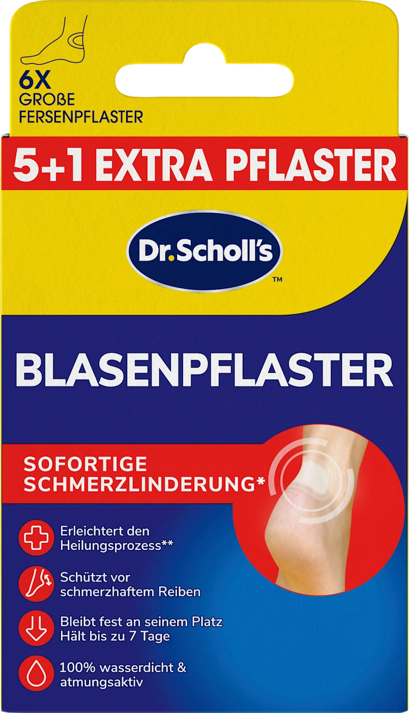 Scholl Blaarpleister Hiel 6.0 St - Duitse Voordeel Drogist