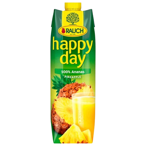 Rauch Happy Day Fruitsap 100% Ananas 1L - Duitse Voordeel Drogist