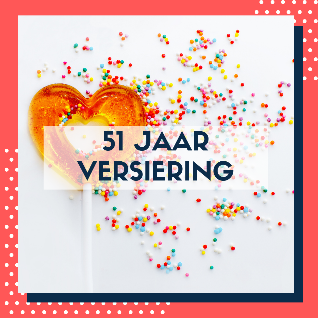 51 jaar versiering kopen | Elk feestje een knalfuif!
