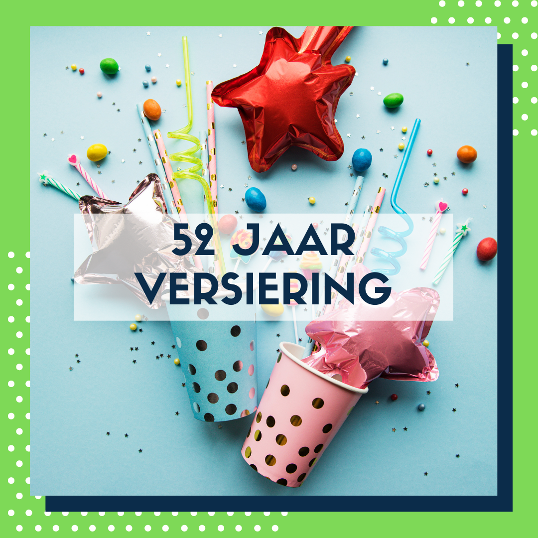 52 jaar versiering kopen | Elk feestje een knalfuif! 52 jaar versiering kopen | Elk feestje een knalfuif!