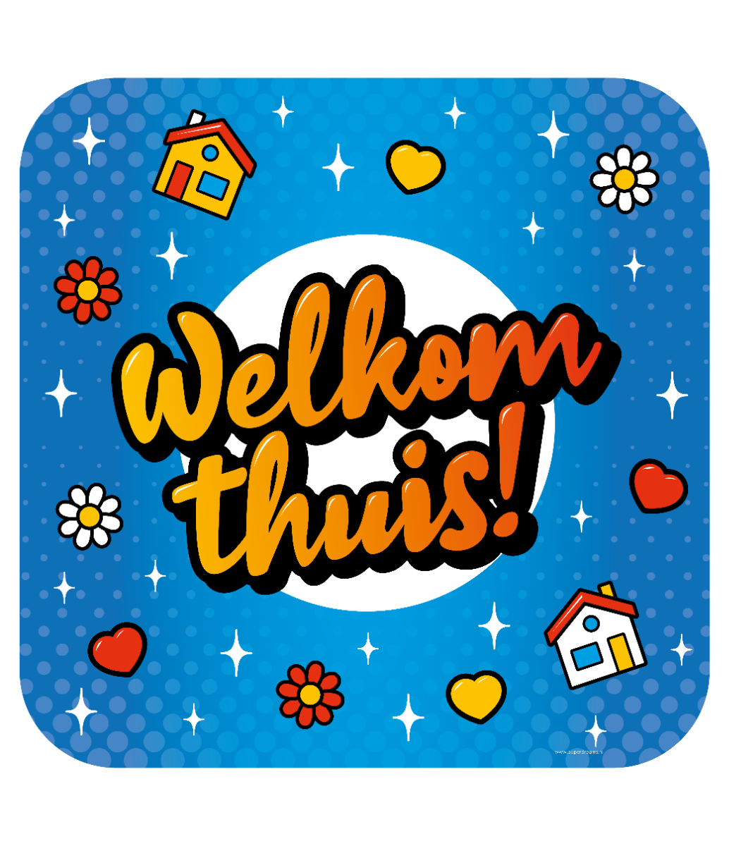 Welkom Thuis deurbord