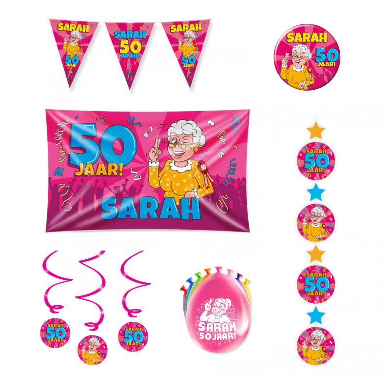 Sarah Cartoon Versiering pakket - M