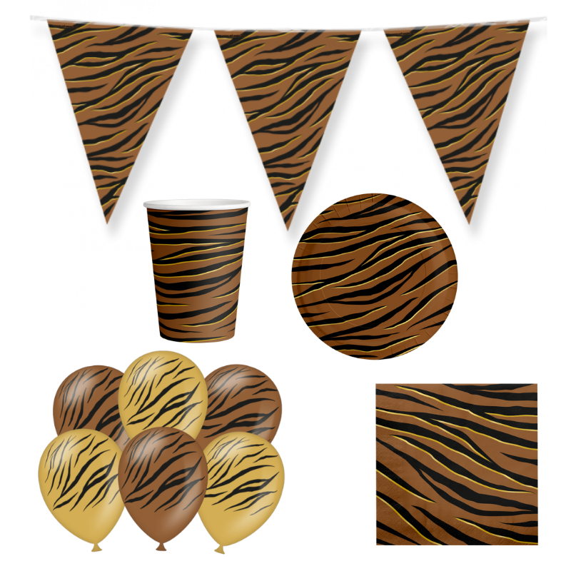 Tijger Versiering pakket - L