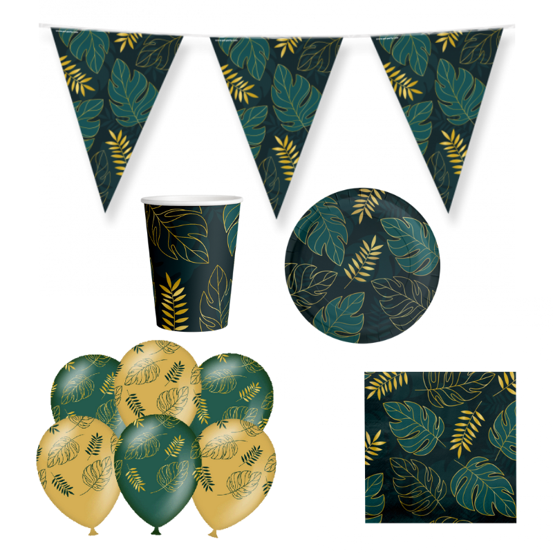 Bladeren Versiering pakket - L