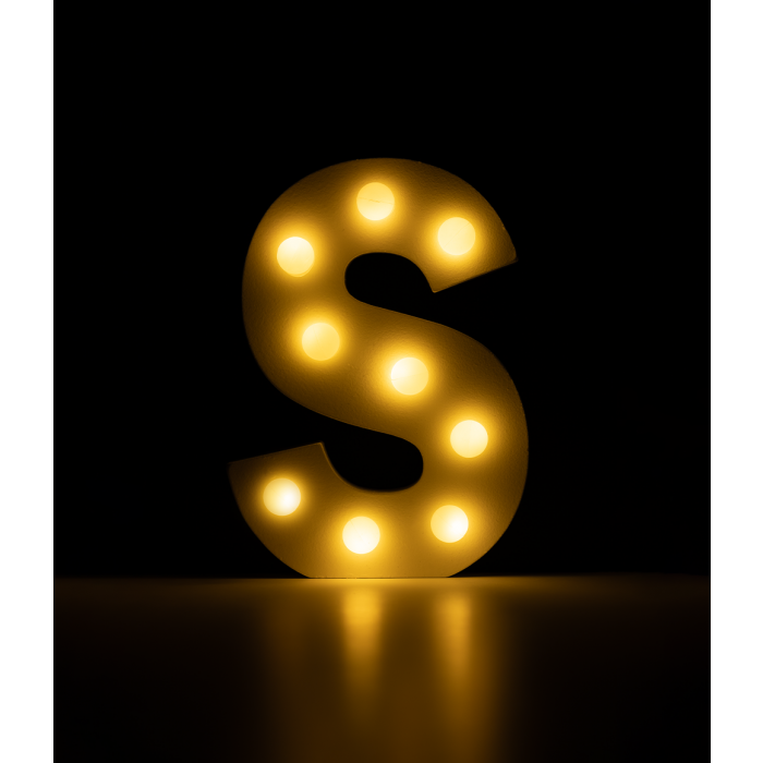 Light Letter -S kopen | Elk feestje een knalfuif!