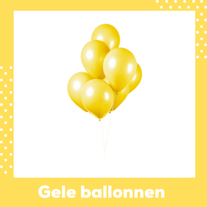 Gele ballonnen voor een vrolijke feestdecoratie kopen | Elk feestje een ...