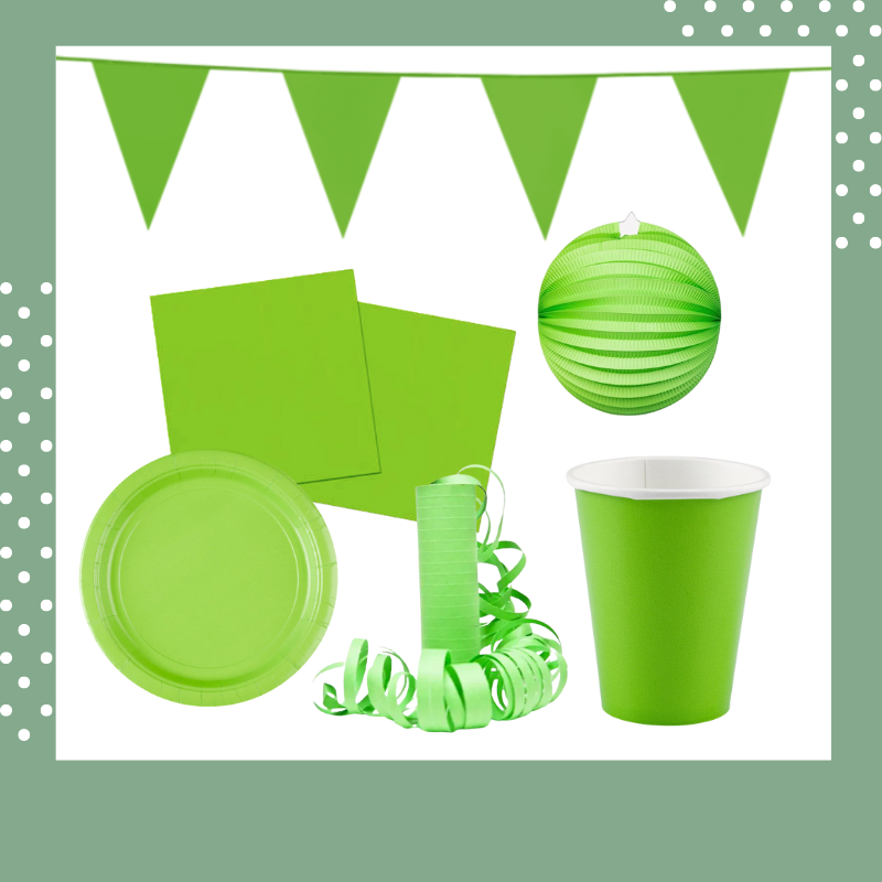 Licht Groene feestartikelen en versiering - Koop eenvoudig online op ...