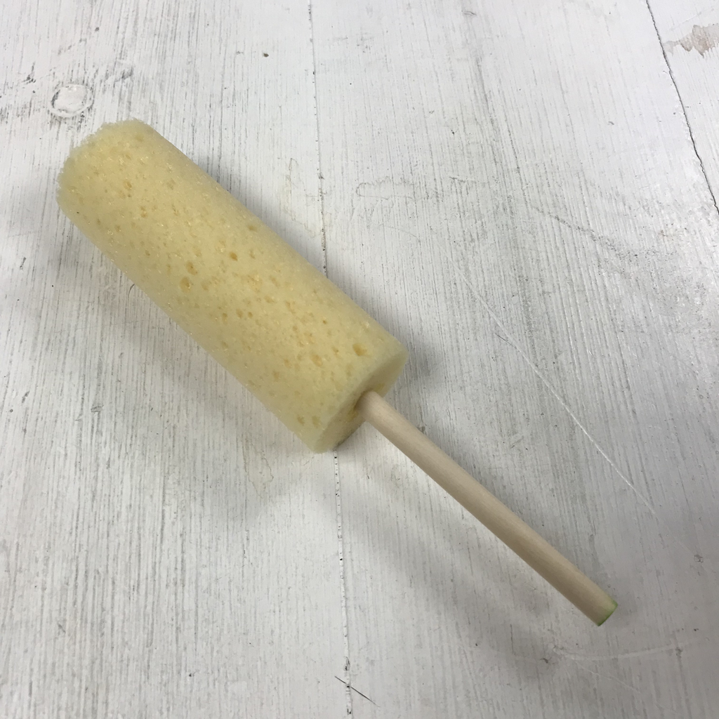 Sponge on a Short Stick (Round Diddler) - Bluematchbox Potters Supplies Ltd